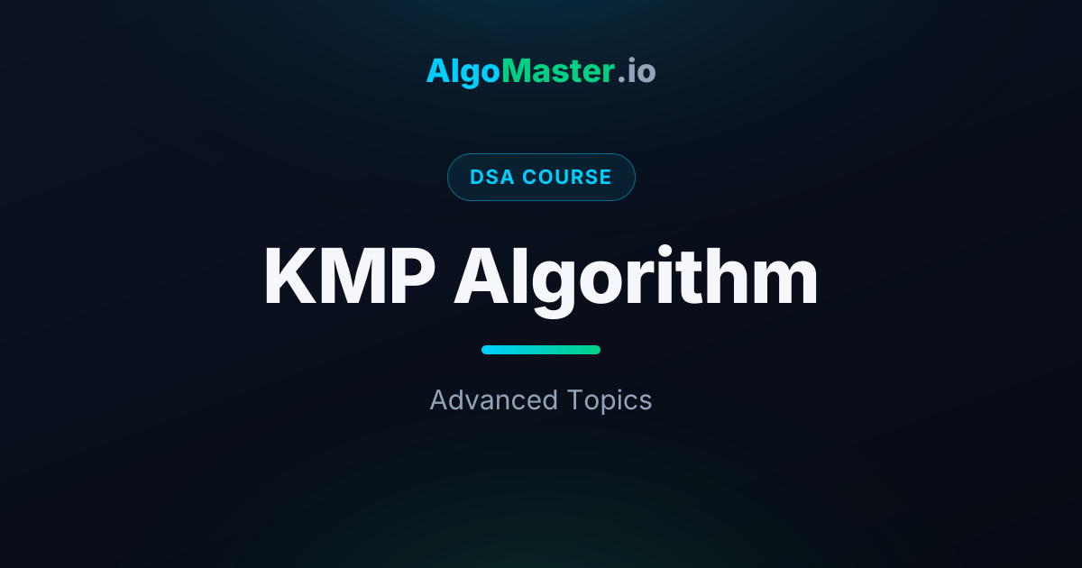 KMP Algorithm | DSA | AlgoMaster.io